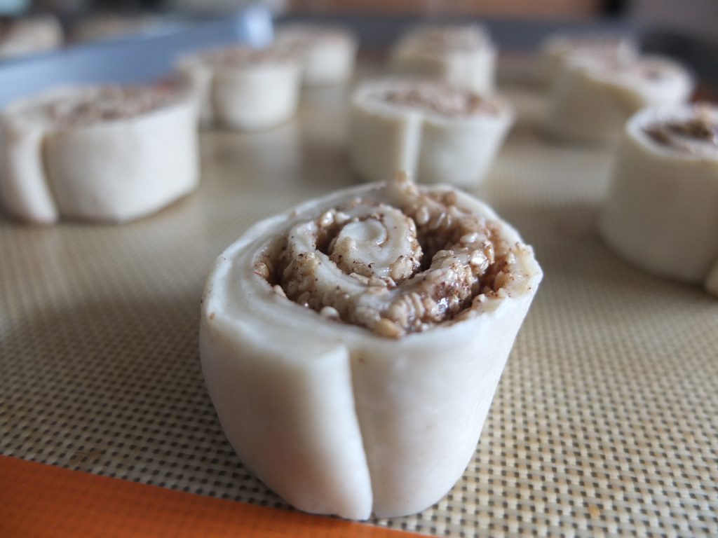 Sesame and Pecan Schnecken Swirls with Orange Glaze – Up As I Go