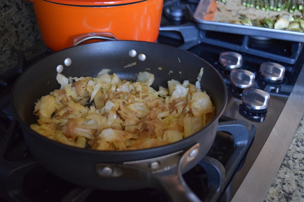 Caramelized Onion Cabbage Quiche – Up As I Go
