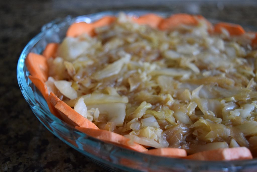 Caramelized Onion Cabbage Quiche – Up As I Go